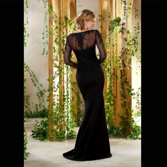MGNY BY MORILEE | Dresses | Mgny By Morilee Black Mother Of The Bride ...